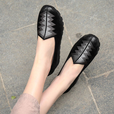 S282 New embroidery retro frosted increased women's shoes ethnic style thick-soled comfortable single shoes