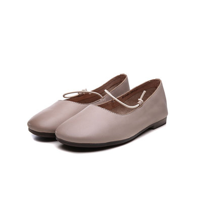 S328 Spring And Summer New Soft-Soled Shallow-Mouthed Flat-Soled Women'S Shoes Fresh And Artistic Comfortable Single Sho