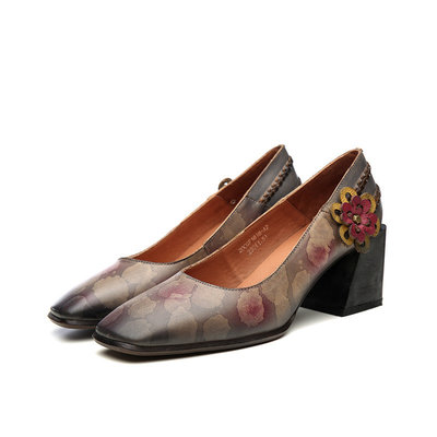 S340 Summer Trend 2020 New All-Match Sandals Female Leather Cool And Breathable Velcro Flat Bottom