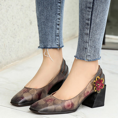 S340 Summer Trend 2020 New All-Match Sandals Female Leather Cool And Breathable Velcro Flat Bottom
