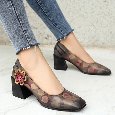 S340 Summer Trend 2020 New All-Match Sandals Female Leather Cool And Breathable Velcro Flat Bottom