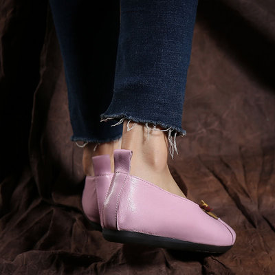 S367 Spring/Summer 2020 New Product Macaron Shallow Mouth Flat Women'S Shoes Flowers Playful And Comfortable Single Shoe