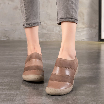 S372 Increased Women'S Shoes Leather 2020 Autumn And Winter Hot Style Retro Casual Women'S Zipper Women'S Wedge Heel Sho