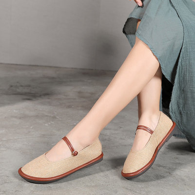 S387 Leather Shoes Handmade Toe Layer Cowhide High Quality Women'S Shoes Custom Logo