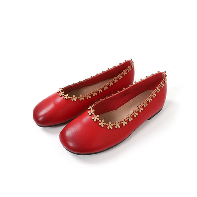 S391 Leather Shoes Handmade Toe Layer Cowhide High Quality Women'S Shoes Custom Logo
