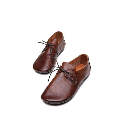 S392 Leather Shoes Handmade Toe Layer Cowhide High Quality Women'S Shoes Custom Logo