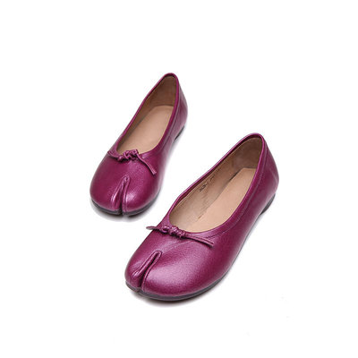 S399 Leather Shoes Handmade Toe Layer Cowhide High Quality Women'S Shoes Custom Logo