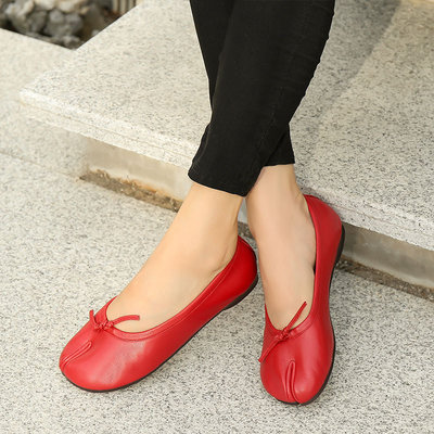 S399 Leather Shoes Handmade Toe Layer Cowhide High Quality Women'S Shoes Custom Logo