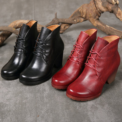 S405 Leather Shoes Handmade Toe Layer Cowhide High Quality Women'S Shoes Custom Logo