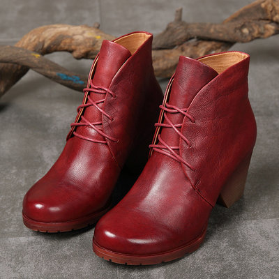 S405 Leather Shoes Handmade Toe Layer Cowhide High Quality Women'S Shoes Custom Logo