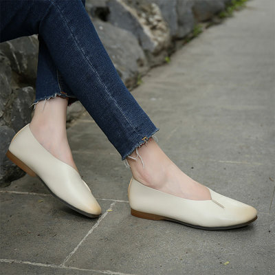 S419 New Soft-Soled Shallow Mouth Flat Women'S Shoes, Fresh, Artistic, Versatile And Comfortable Single Shoe Manufacture