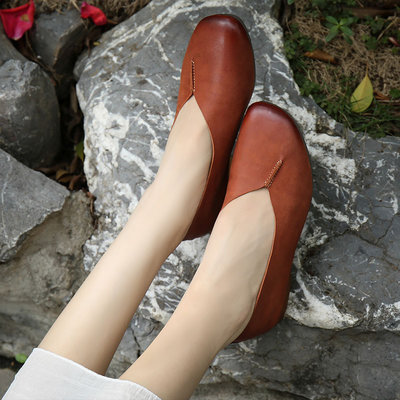 S419 New Soft-Soled Shallow Mouth Flat Women'S Shoes, Fresh, Artistic, Versatile And Comfortable Single Shoe Manufacture
