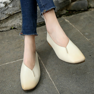 S419 New Soft-Soled Shallow Mouth Flat Women'S Shoes, Fresh, Artistic, Versatile And Comfortable Single Shoe Manufacture