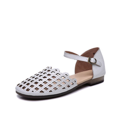 S467 Women'S Shoes Sen Line Mesh Hole Shoes Breathable And Convenient Shoe Buckle Sandals Women 2020 New