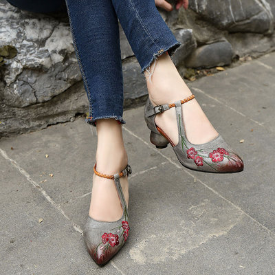 S474 Women'S Shoes Summer 2020 Fashion New Products Small Fragrance Leather Wild Breathable Ins Sandals