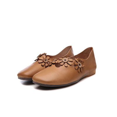 S504 New Sweet Fairy Flower Single Shoes 2020 Literary Shallow Mouth Soft Sole Comfortable Women'S Shoes