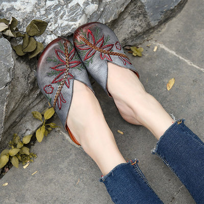 S505 Baotou Slippers Women 2020 Summer New Leather Slippers Women Wear Ins Cool And Breathable Slippers