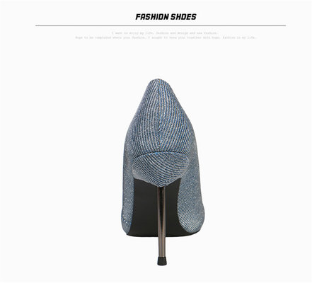 ZM005 929-38 European And American New Style Sexy Nightclub High Heels Women'S Shoes Stiletto High Heels Shallow Mouth P