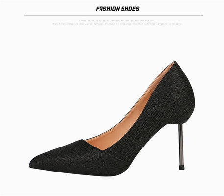 ZM005 929-38 European And American New Style Sexy Nightclub High Heels Women'S Shoes Stiletto High Heels Shallow Mouth P