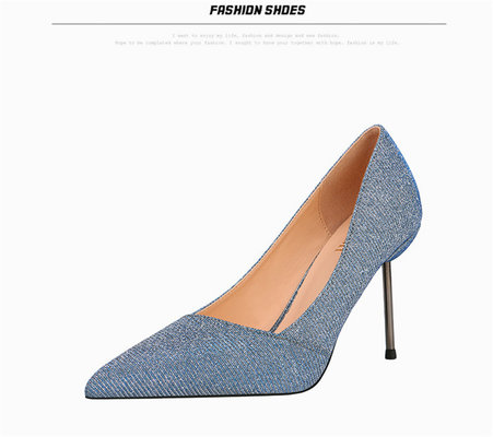 ZM005 929-38 European And American New Style Sexy Nightclub High Heels Women'S Shoes Stiletto High Heels Shallow Mouth P