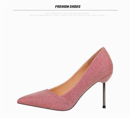 ZM005 929-38 European And American New Style Sexy Nightclub High Heels Women'S Shoes Stiletto High Heels Shallow Mouth P