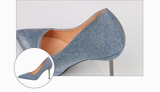 ZM005 929-38 European And American New Style Sexy Nightclub High Heels Women'S Shoes Stiletto High Heels Shallow Mouth P