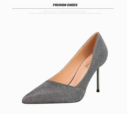ZM005 929-38 European And American New Style Sexy Nightclub High Heels Women'S Shoes Stiletto High Heels Shallow Mouth P