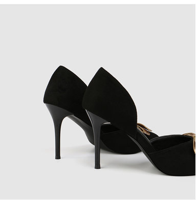 ZM017 Single Shoes Women 2020 Spring New Women'S Shoes Stiletto Pointed Toe Ladies Sandals High Heels Women