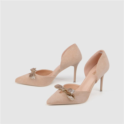 ZM017 Single Shoes Women 2020 Spring New Women'S Shoes Stiletto Pointed Toe Ladies Sandals High Heels Women