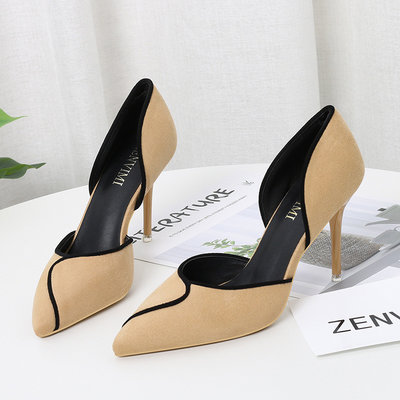 ZM018 New Pointed Hollow Women'S Super High Heel Single Shoes Women'S Sandals