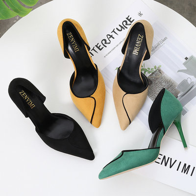 ZM018 New Pointed Hollow Women'S Super High Heel Single Shoes Women'S Sandals