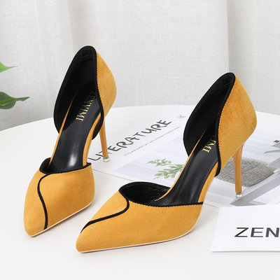 ZM018 New Pointed Hollow Women'S Super High Heel Single Shoes Women'S Sandals