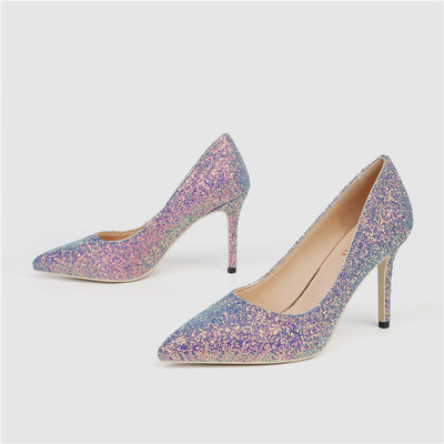 ZM028 96289-23 New Style Super High Heel Pointed Toe Single Shoes Stiletto Sexy High Heel Women Shoes Wholesale