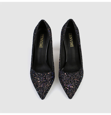 ZM028 96289-23 New Style Super High Heel Pointed Toe Single Shoes Stiletto Sexy High Heel Women Shoes Wholesale