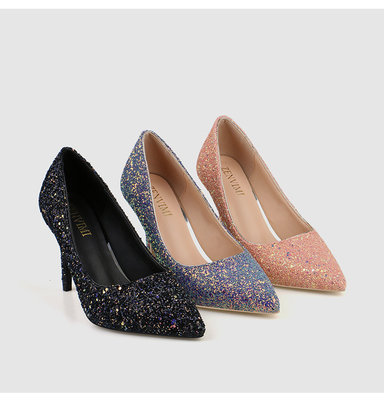 ZM028 96289-23 New Style Super High Heel Pointed Toe Single Shoes Stiletto Sexy High Heel Women Shoes Wholesale