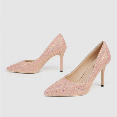 ZM028 96289-23 New Style Super High Heel Pointed Toe Single Shoes Stiletto Sexy High Heel Women Shoes Wholesale