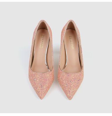 ZM028 96289-23 New Style Super High Heel Pointed Toe Single Shoes Stiletto Sexy High Heel Women Shoes Wholesale