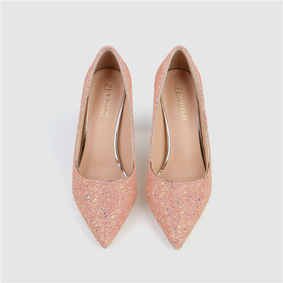 ZM028 96289-23 New Style Super High Heel Pointed Toe Single Shoes Stiletto Sexy High Heel Women Shoes Wholesale
