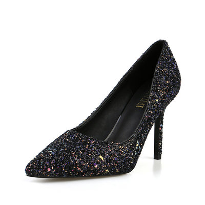 ZM028 96289-23 New Style Super High Heel Pointed Toe Single Shoes Stiletto Sexy High Heel Women Shoes Wholesale
