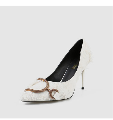 ZM029 96289-3 New Style Single Shoes Women'S Pointed Shallow Mouth Stiletto High Heels Women'S Korean Sexy Hairy High He