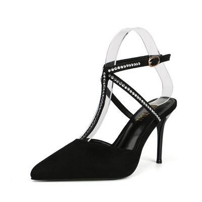 ZM036 9928-14 New Style High Heels Hot Rhinestone Stiletto Single Shoes Women Sandals...