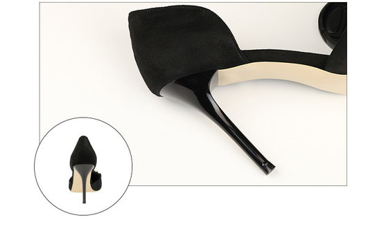 ZM037 9928-15 New Style European And American Sexy Super High Heels Stiletto Pointed Shallow Mouth Hollow Single Shoes