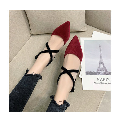 ZM038 A857-5 Summer 2020 New Cross Strap Ladies High Heel Sandals Cat Heel Women Sexy Single Shoes Wholesale
