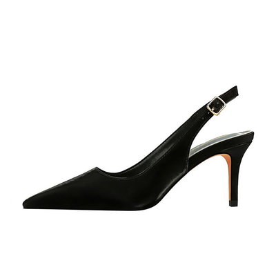 8999-3 European And American Style Simple Stiletto High-Heeled Shallow Mouth And Pointed Toe With Pedicure And Pedicure