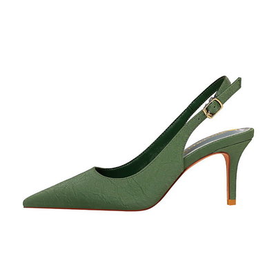 8999-3 European And American Style Simple Stiletto High-Heeled Shallow Mouth And Pointed Toe With Pedicure And Pedicure