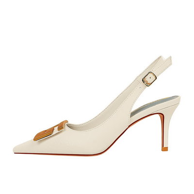 089990-5 European And American Style Banquet Women'S Shoes Stiletto High Heels Shallow Mouth Pointed Toe Hollow Back Str