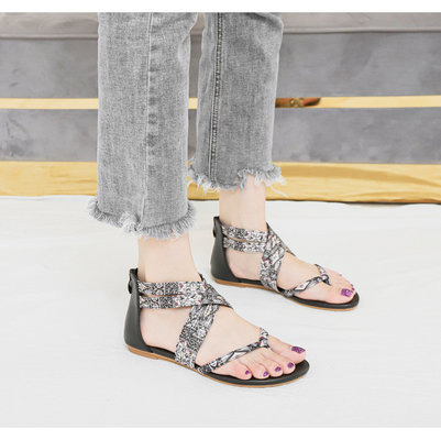 BS052 Wedge Heel Sandals Women'S BS048 Amazon Bohemian Sandals 2020 Summer New European And American Casual Sub-Ethnic R
