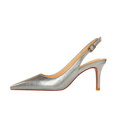 8999-1 European And American Style Simple Stiletto High-Heeled Shallow Mouth And Pointed Toe With Pedicure And Pedicure
