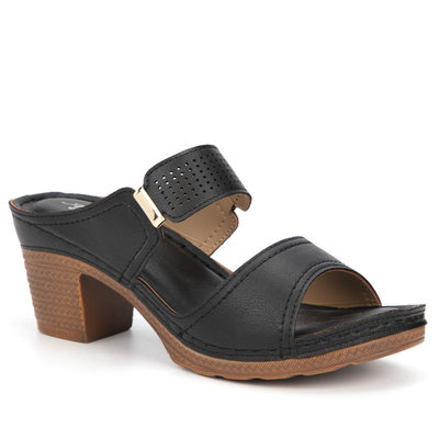 BS070new European and American sandals women summer leisure foreign trade sandals thick high-heeled large size comfortab