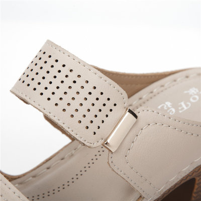 BS070new European and American sandals women summer leisure foreign trade sandals thick high-heeled large size comfortab